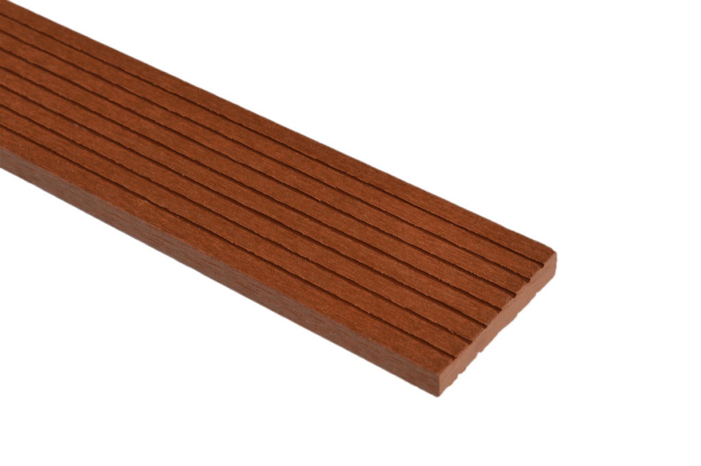 Brown Red Composite 73mm Finishing Skirting SAMPLE - Rockwood WPC