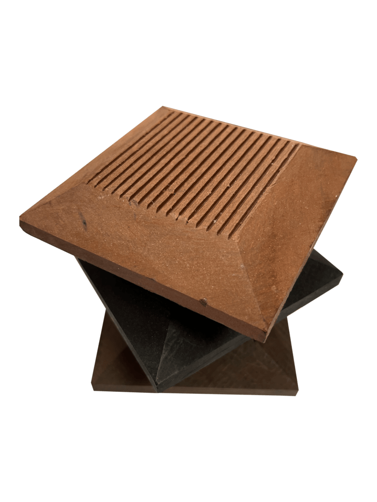 WPC Railing Post End Cap 126 x 126 x 50mm | Rockwood WPC